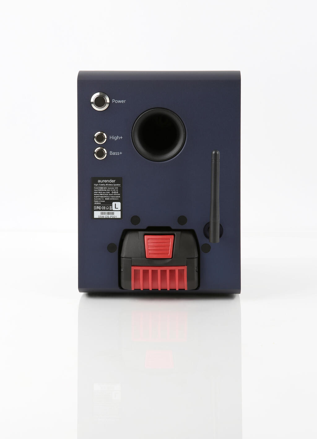 Aurender S5W, trådløs høyttaler, blå Aktiv høyttaler inkl USB-dongel ...