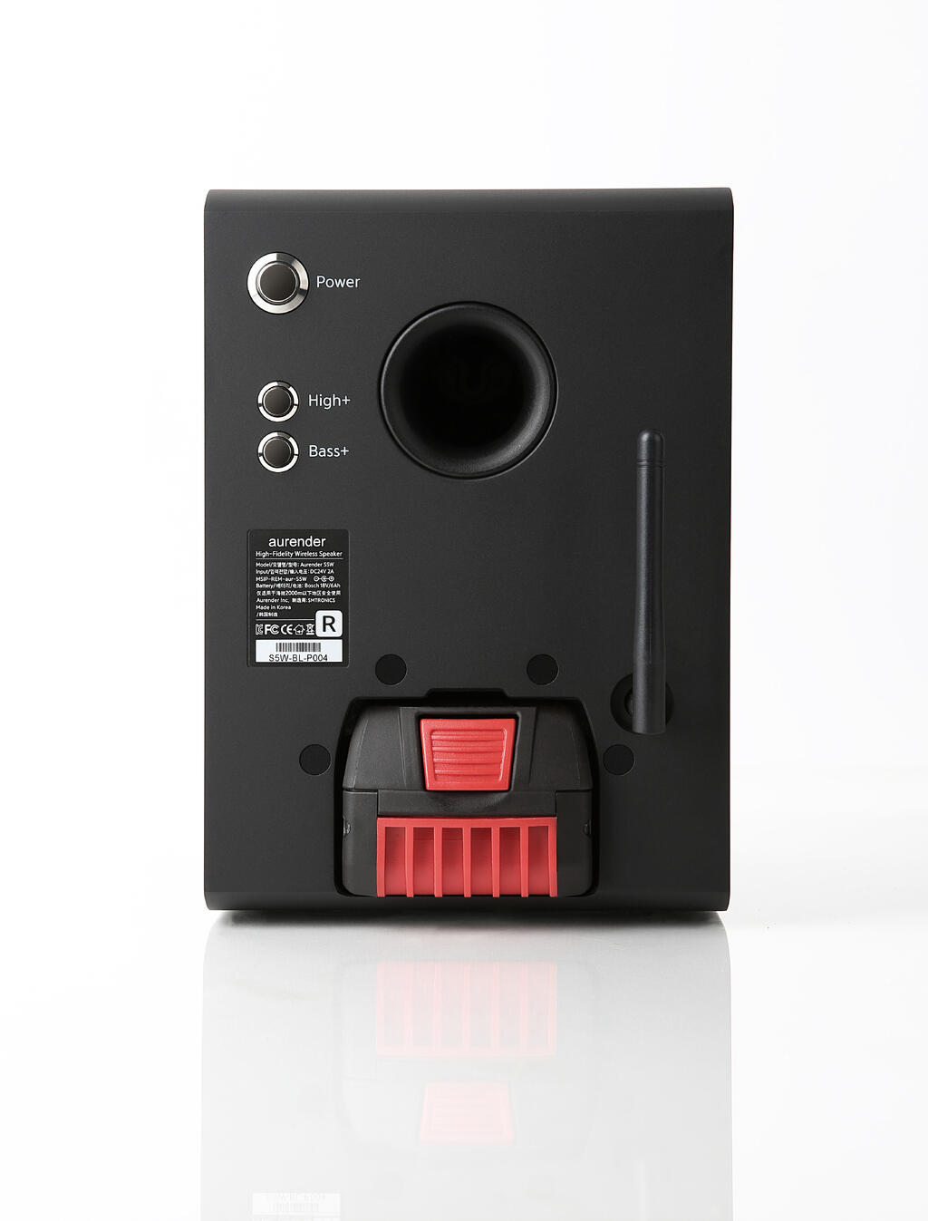 Aurender S5W, trådløs høyttaler, sort Aktiv høyttaler inkl USB-dongel ...